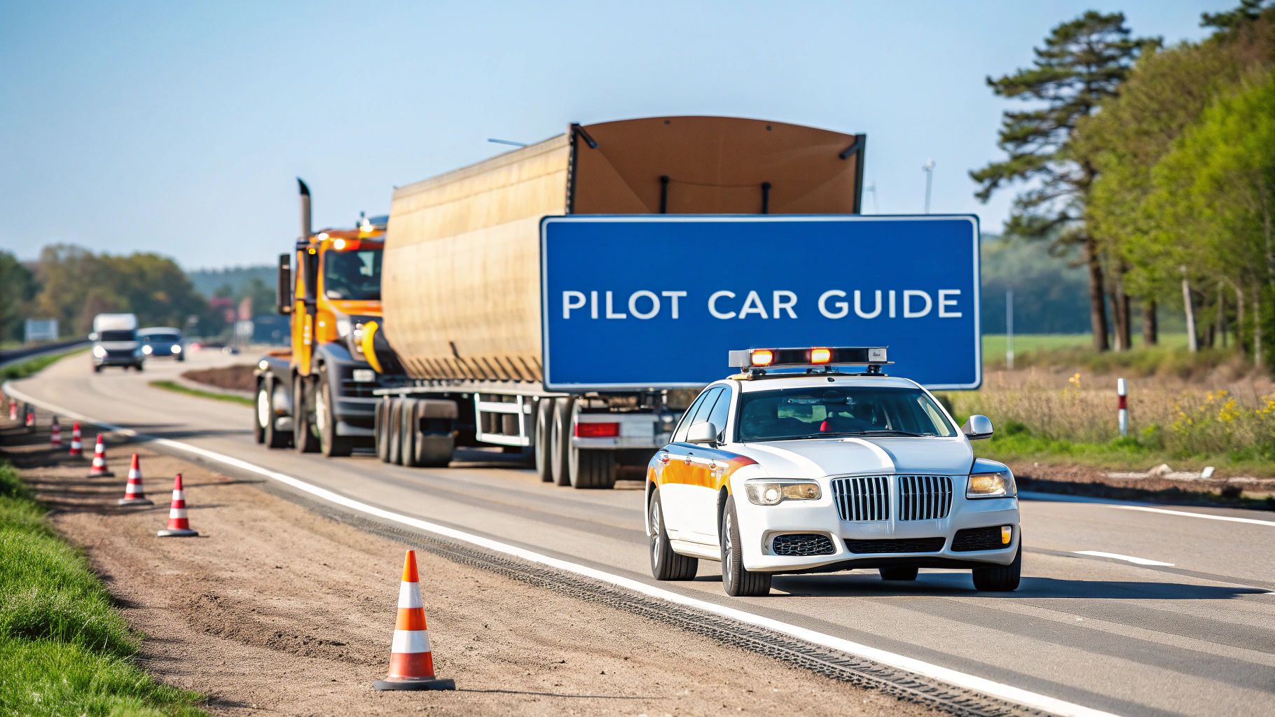 A Guide to Pilot Cars for Oversized Loads